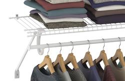 ClosetMaid® SuperSlide® 144"W x 12"D White Wire Closet Shelf at Menards®