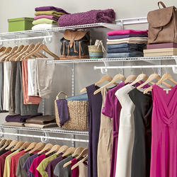 ClosetMaid® SuperSlide® 48"W x 12"D White Wire Closet Shelf at Menards®