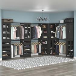 Designer's Image™ 94-1/2"W x 80-1/2"H x 151-7/8"D Charcoal Walk-In ...