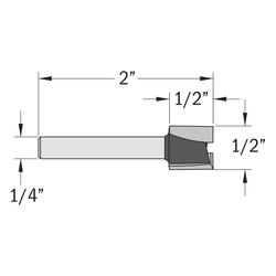 CMT Contractor™ 1/2" Mortising Router Bit at Menards®