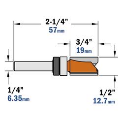CMT® 1/2" Pattern Router Bit at Menards®