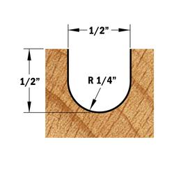 CMT Contractor™ 1/2" Round Nose Router Bit at Menards®