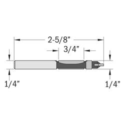 CMT Contractor™ 1/4" Panel Pilot Router Bit at Menards®