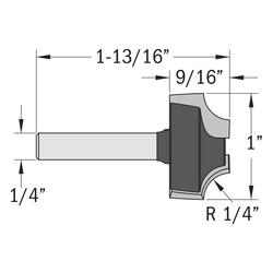 CMT Contractor™ 1" Ovolo Router Bit at Menards®