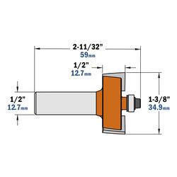 CMT® 1-3/8" Rabbeting Router Bit at Menards®