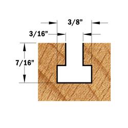 CMT Contractor™ 3/8" Keyhole Router Bit at Menards®