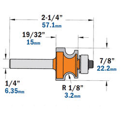 CMT® 7/8" Corner Beading Router Bit at Menards®