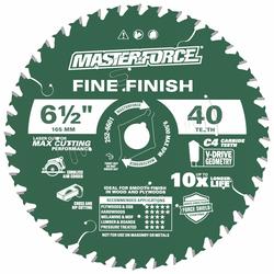 Masterforce® 6-1/2" x 40-Tooth Fine Finish Circular Saw Blade at Menards®
