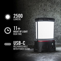 Coast® 2500 Lumen Rechargeable Dual Power LED Lantern at Menards®