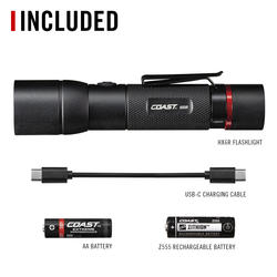 Coast® 800 Lumen Rechargeable Dual Power LED Flashlight at Menards®