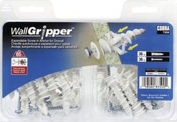 Cobra® WallGripper™ #8 x 2-1/4" Nylon Expansion Wall Anchor - 36 Count ...