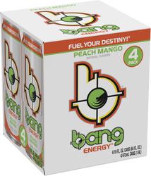 Bang Energy® Peach Mango Energy Drink - 4 Pack at Menards®