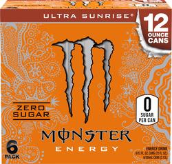 Monster Energy® Ultra Sunrise Energy Drink - 6 Pack at Menards®