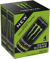 Monster Energy® Zero Sugar Energy Drink - 4 Pack at Menards®