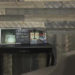 XCELERATED 5-7/16" x 4' Gray Mix Wall Plank (18 sq. ft./pkg) at Menards®