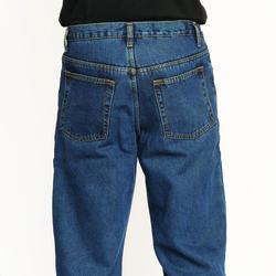 RW Rugged Wear® 38 x 34 Medium Wash Men's Fleece-Lined 5-Pocket Denim ...