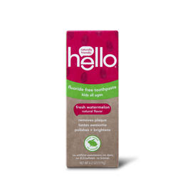 hello® Kids Natural Watermelon Fluoride Free Toothpaste - 4.2 oz at ...