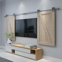 Colonial Elegance® Black Mini Sliding Barn Door Track Connector at Menards®