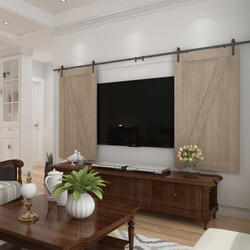 Colonial Elegance® Black Mini Sliding Barn Door Track Connector at Menards®