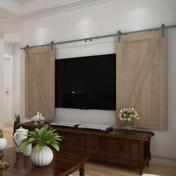 Colonial Elegance® Raw Steel Mini Sliding Barn Door Track Connector at ...