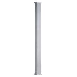 6 x 6 x 8' White Square Aluminum Column at Menards®