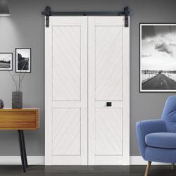 Bifold Barn Door 2-Wheel Pivot Hardware Kit - Matte Black at Menards®