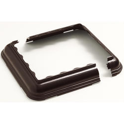 Brown Aluminum Column 8 x 8 Square Base & Cap at Menards®