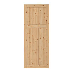 Colonial Elegance® Craftsman 37"W x 84"H Knotty Pine 3-Panel Interior ...