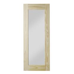Colonial Elegance® Reflex 37"W x 84"H Pine Mirror Interior Barn Door at ...