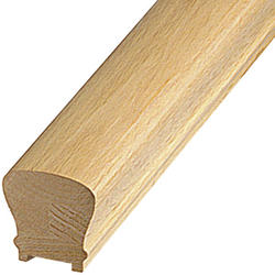 Mastercraft® Traditional Unfinished 2-3/8" x 2-1/4" x 14' Handrail with ...