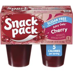 Hunt's® Snack Pack® Cherry Sugar Free Cherry Gel Snacks - 4 Pack at ...