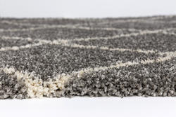 Concord Global Ocean Shag Trellis Silver 5'3" x 7'3" Area Rug at Menards®