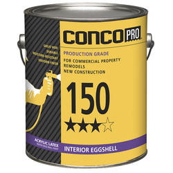 Conco Paints® 150 Series Interior Eggshell Acrylic Latex Wall & Ceiling ...