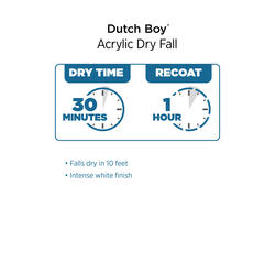Dutch Boy® Professional White Flat Acrylic Dryfall - 5 gal. at Menards®