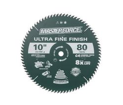 Masterforce® 10" x 80-Tooth Ultra Fine Finish Circular Saw Blade at ...