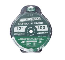 Masterforce® 12" x 100-Tooth Ultra Fine Finish Circular Saw Blade at ...
