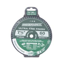 Masterforce® 7-1/4" x 60-Tooth Ultra Fine Finish Circular Saw Blade at ...
