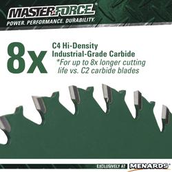 Masterforce® 10" x 60-Tooth Fine Finish Circular Saw Blade at Menards®