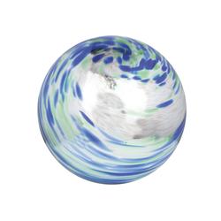 Enchanted Garden® 10" Blue Swirl Gazing Ball at Menards®