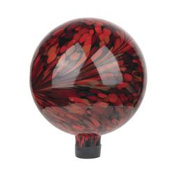 Enchanted Garden® 10" Red Swirl Gazing Ball at Menards®