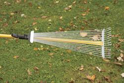 Yardworks® 22" Adjustable Width Steel Rake at Menards®