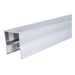 CW® Complete 660 36-1/8"W x 63-1/2"H Satin Clear Framed Pivot Shower ...