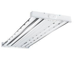 Metalux® Fluorescent 48 x 19 White 4-Light T5 High Output High Bay ...
