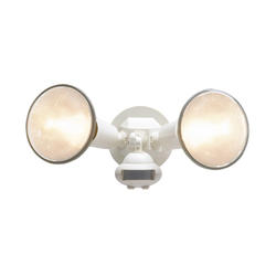 All-Pro® White Dual Head Motion Sensor Outdoor Security Light at Menards®
