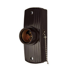 Eaton Surface Mount Lampholder with Pull Chain Switch at Menards®