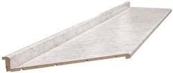 CustomCraft Countertops® Pre-Cut 10' Carrara Bianco Left Miter Laminate ...