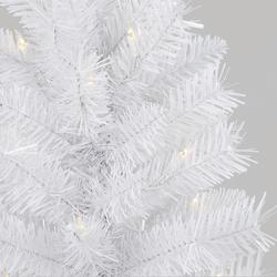 Enchanted Forest® 3' Prelit White Noble Fir Artificial Christmas Tree ...