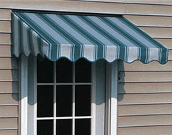 2700 Series Fabric Door Canopy with Sides 23" Projection x 12" Drop at ...