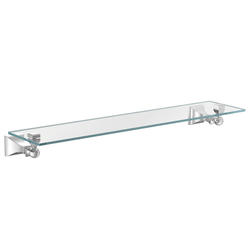 Moen® Retreat™ 22" Chrome Glass Bathroom Shelf at Menards®