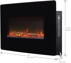 Dimplex® Winslow 36" Wall Mount Electric Fireplace at Menards®